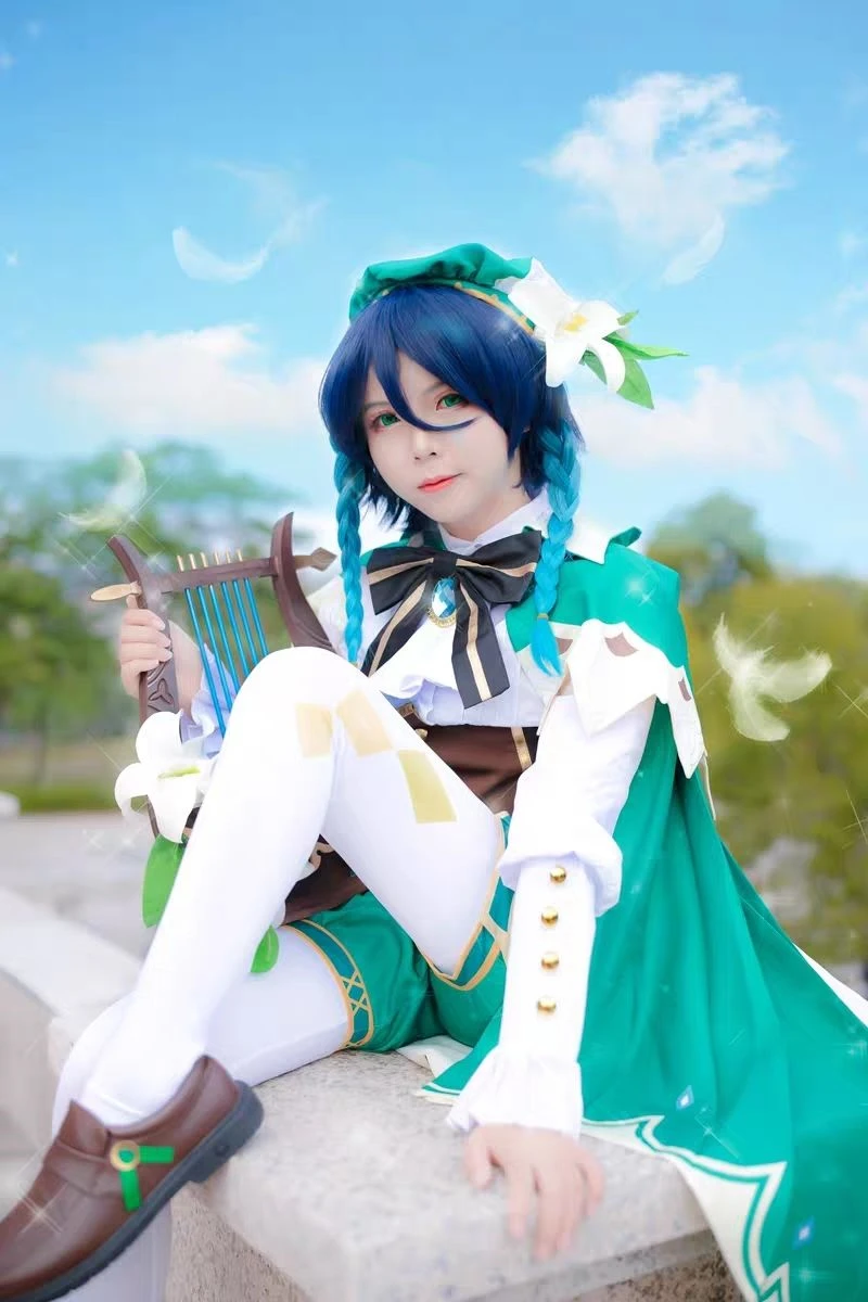 Shop Our Drop Ship Disfraz Genshin Impect Cosplay Venti