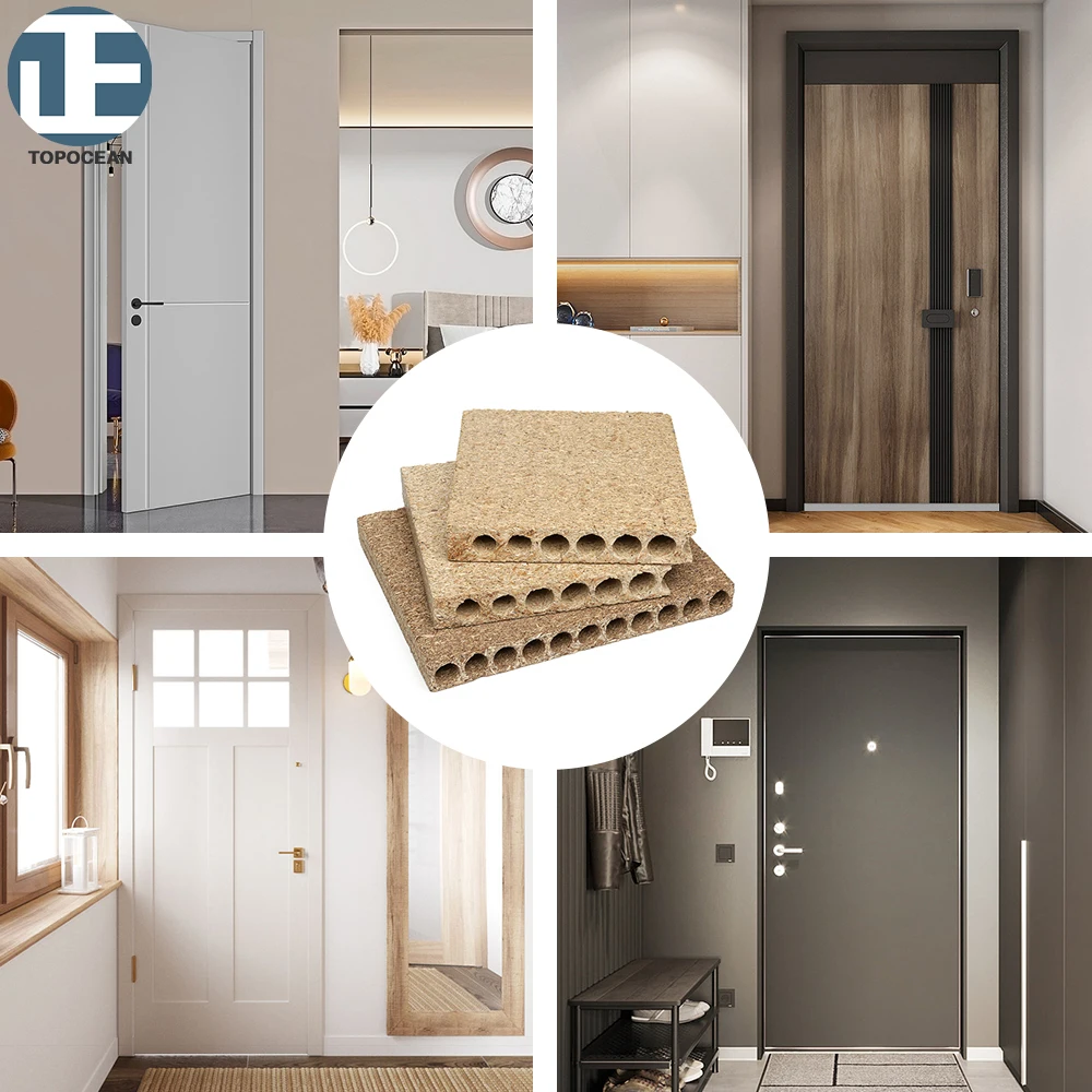 Topocean Raw Moisture Hollow Core Particle Board /tubular Chipboard ...
