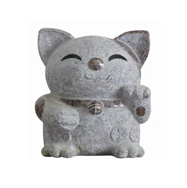 Statues Good Luck Cat . Japanese Cat Stone Figurine Cat Stone Statue ...
