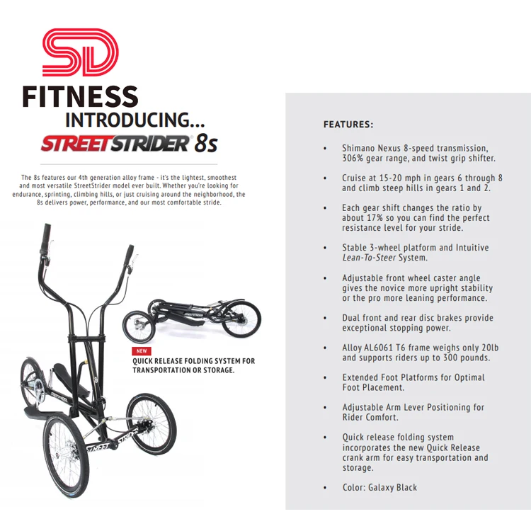 Streetstrider 8s Bicycle Worldwide Sole Supplier Recreational Fitness ...