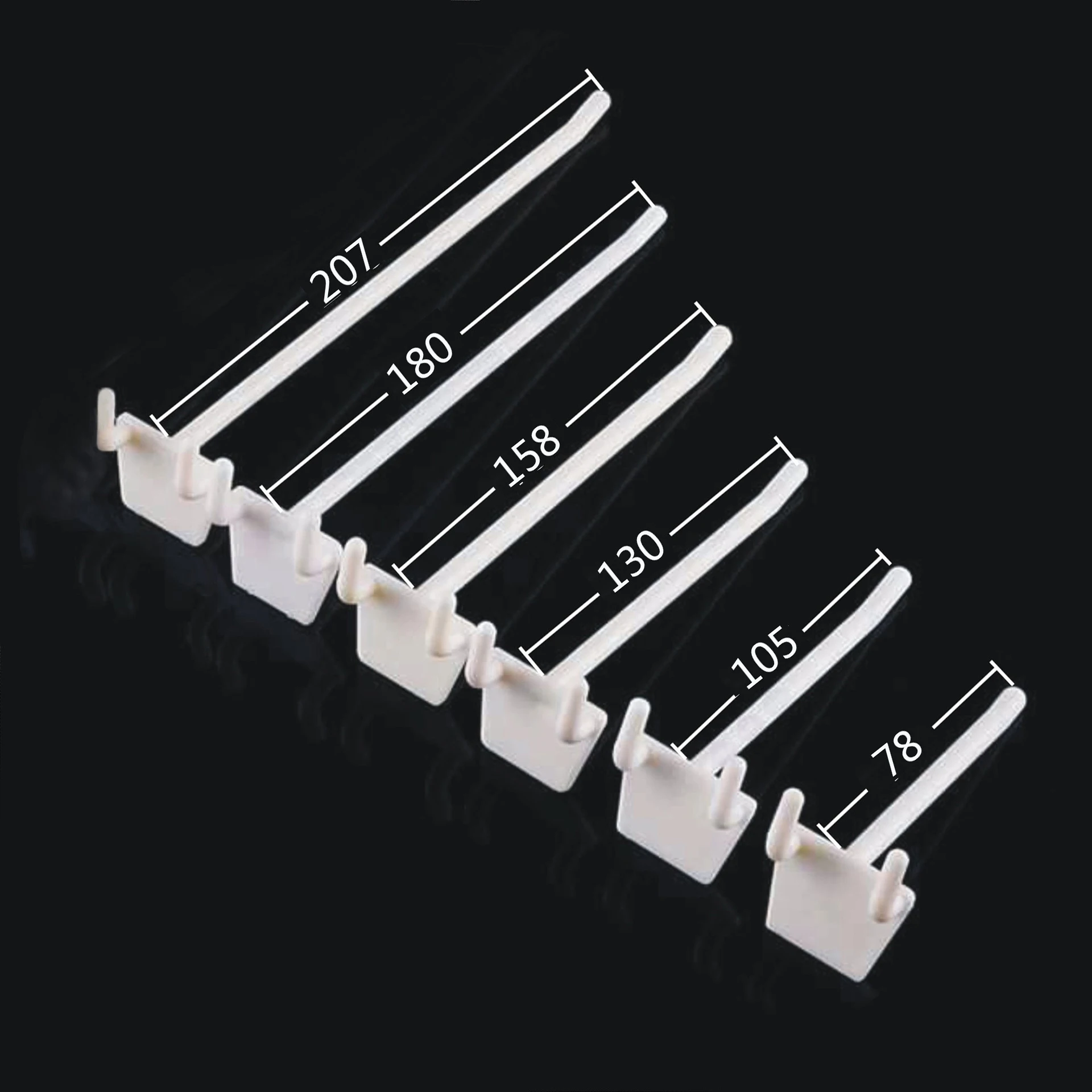 Acrylic Display Hook Clear Acrylic Mini Hanger Transparent Plastic Hook ...