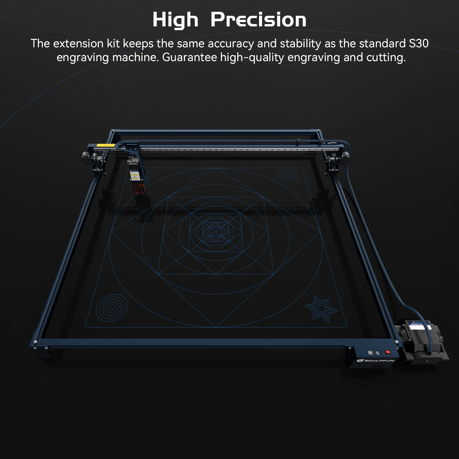 SCULPFUN S10/S30 Pro Max XY Axis Extender Expansion Rod - Laser ...