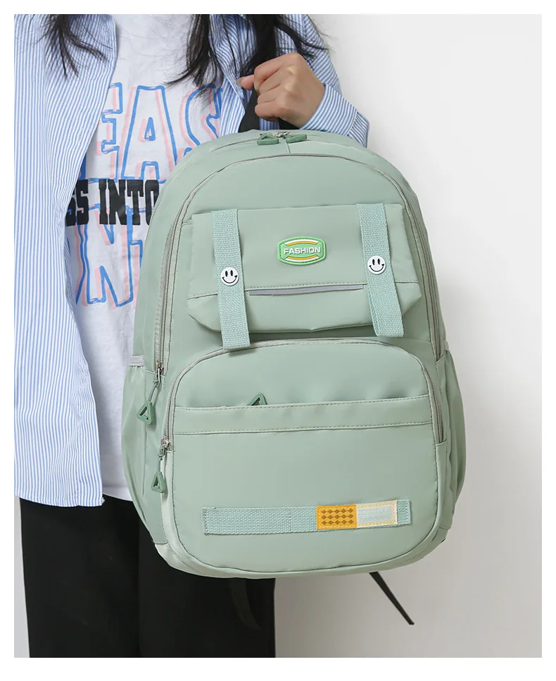 Wholesale 2023 New Female High School Students Backpack Simple Large ...