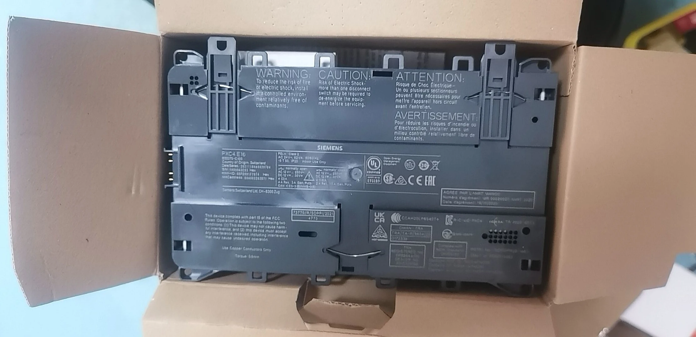 Authentique Station D'automatisation Pxc4.e16,16 Entrées/sortie,Modbus ...
