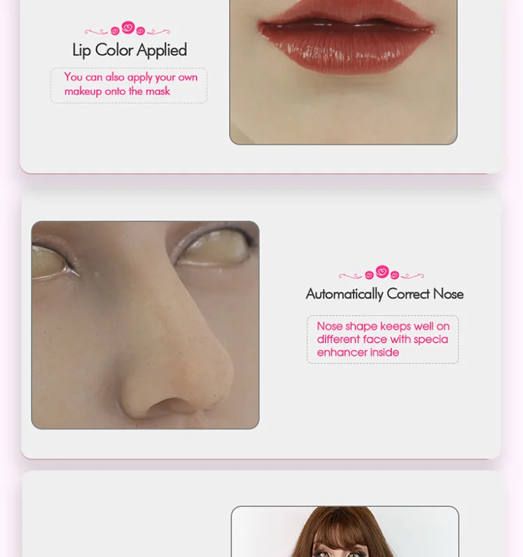 Realistic Silicone Female Mask With Boobs for Cosplay, Halloween Party ...