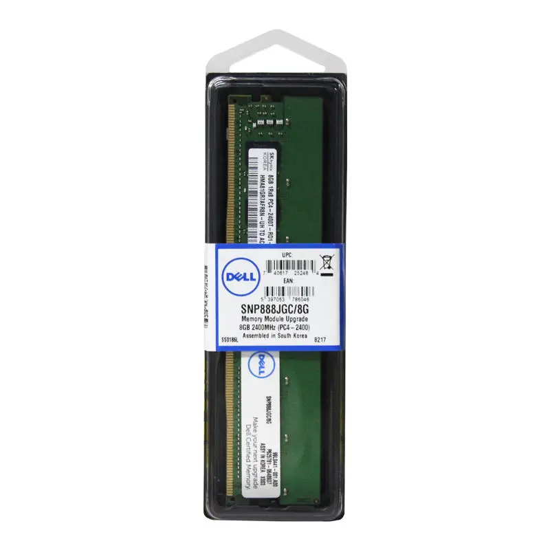 Dell Server Workstation Memory 8g/16g/32g/64g Ddr4 Recc 2133/2666/2933 ...