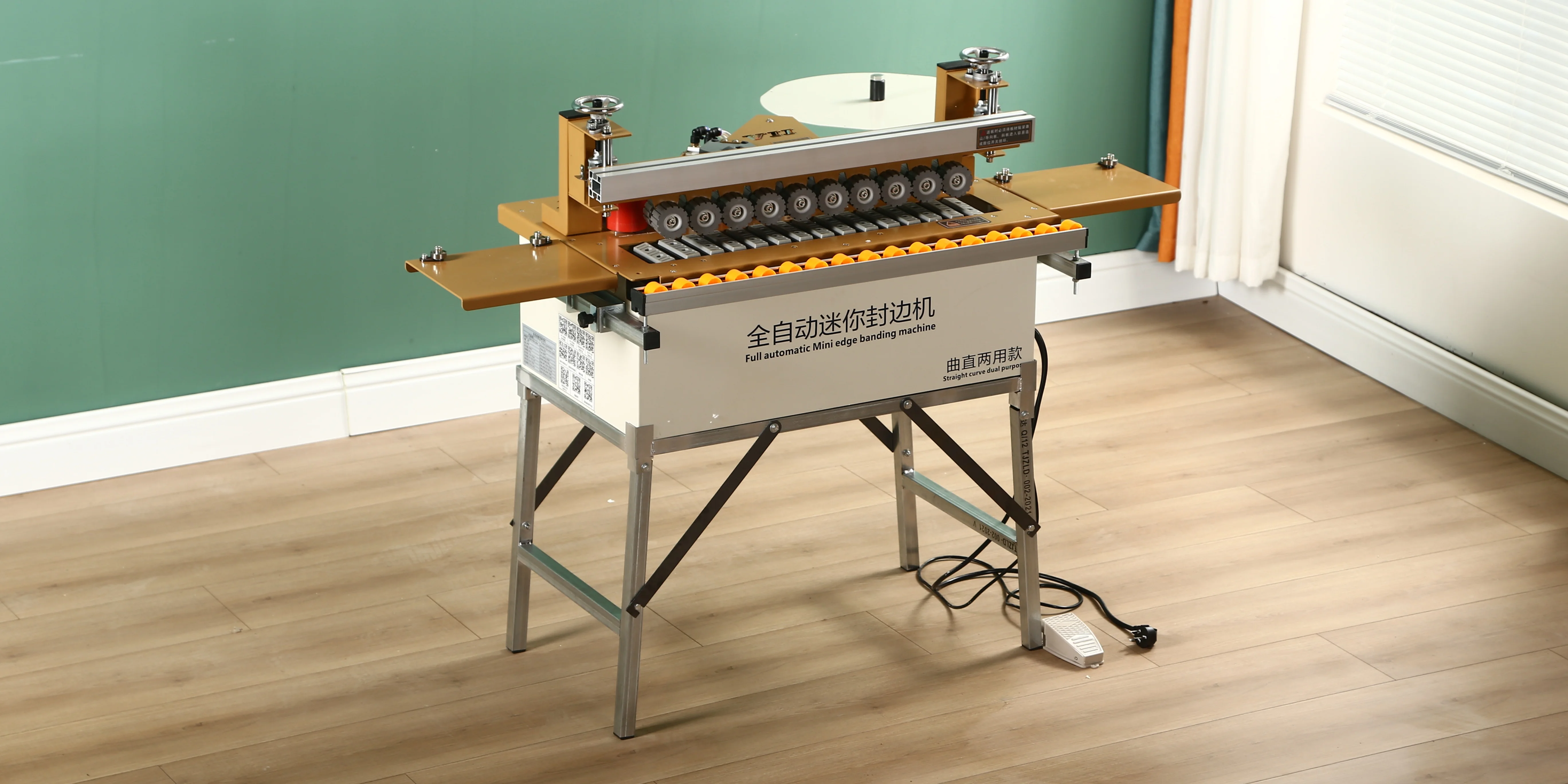 Woodworking Automatic Curve And Straight Edge Banding Machine Trimming ...