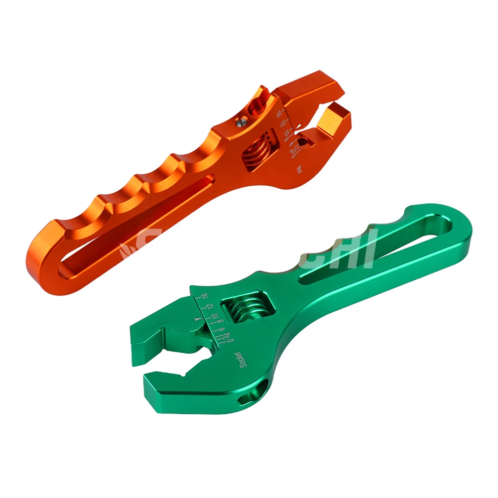 SUMEICHI V Adjustable Wrench an Fitting Aluminum Tool Hose End Fitting ...