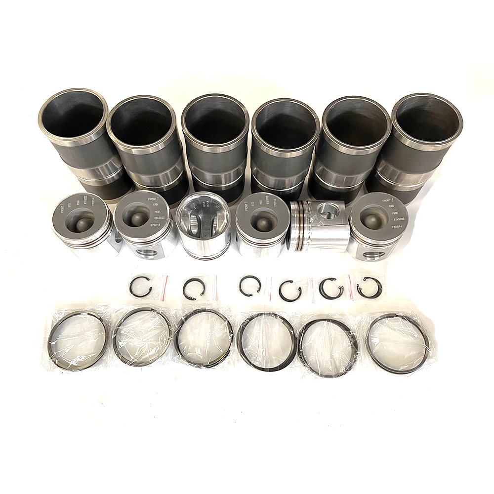For Cummins Rebuild Kit 6ct8.3 6cta 6ct 6ctaa8.3 6cta8.3 Piston Ring ...