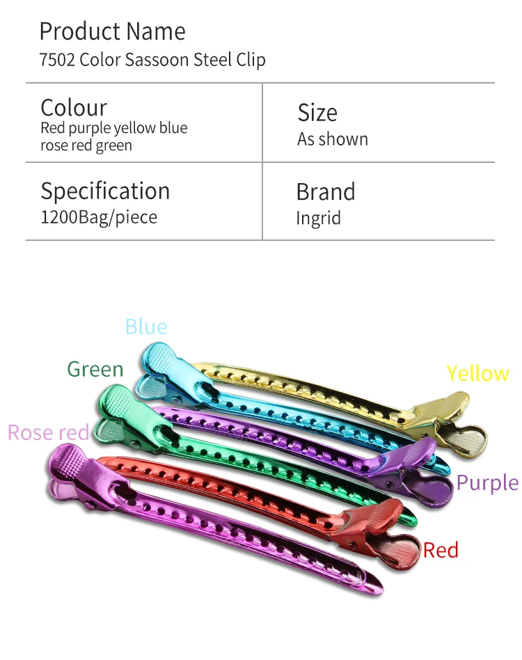 Ingrid Hair Clips - Stylish & Durable Stainless Steel
