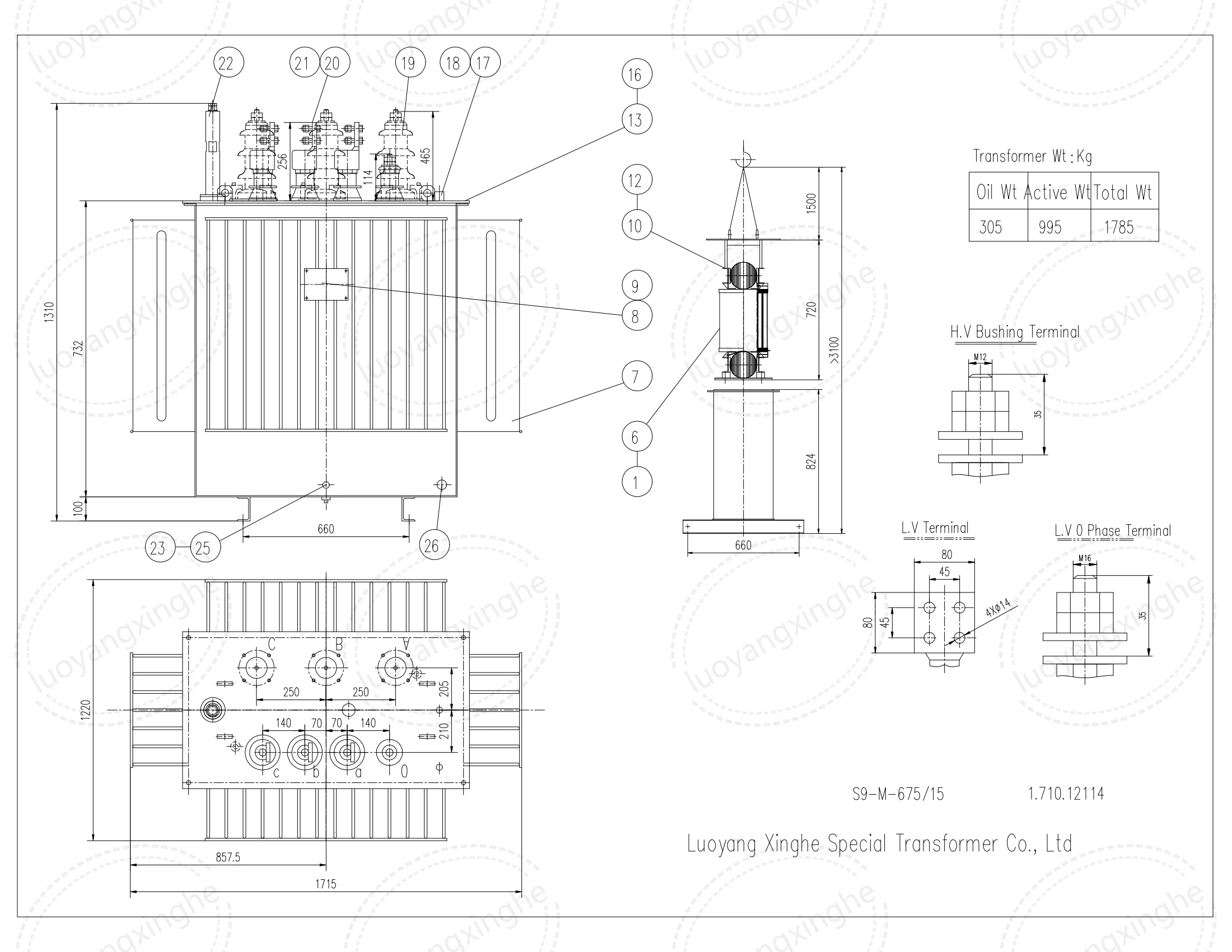 1000 Kva 3 Phase Double Winding 1 Mva Power Oil Transformer Price