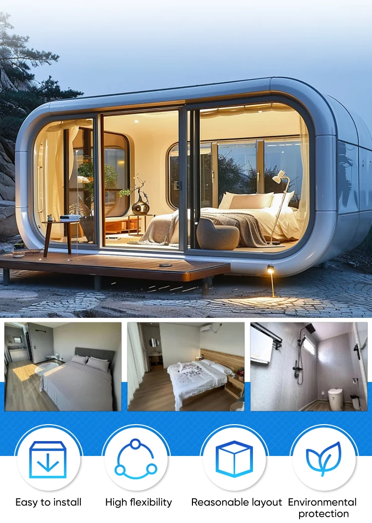 Apple Cabin Home - Luxury Mini House for Villa Office Use