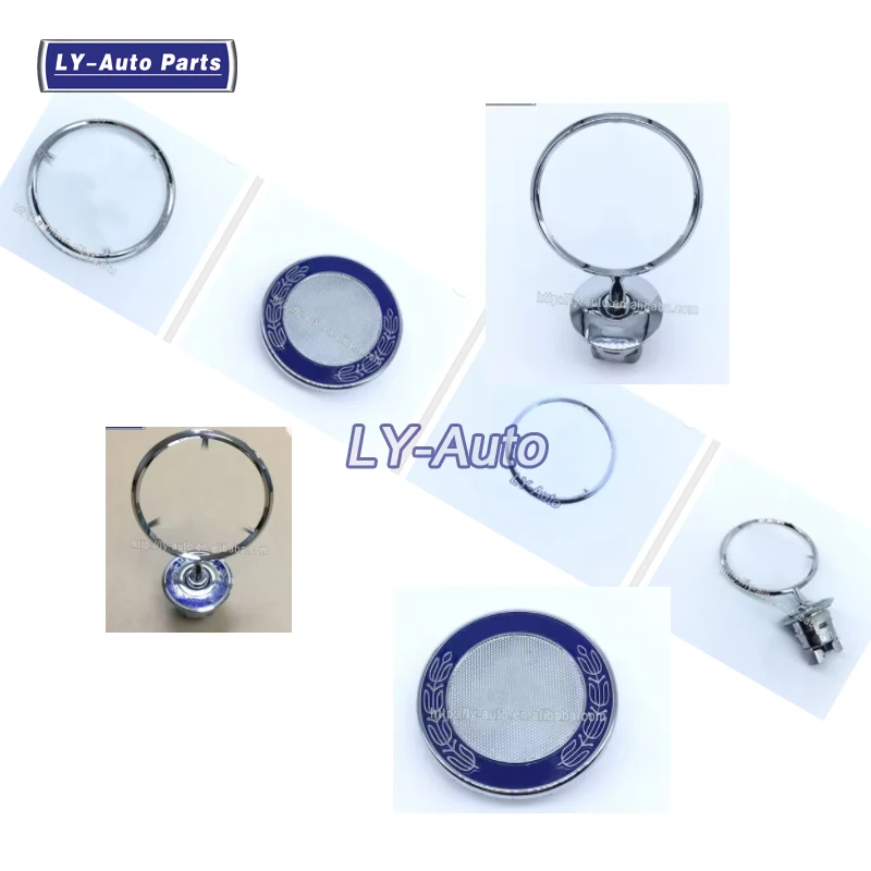 Front Bumper Badge Emblem Bonnet Star For Mercedes W206 S206 C-class ...