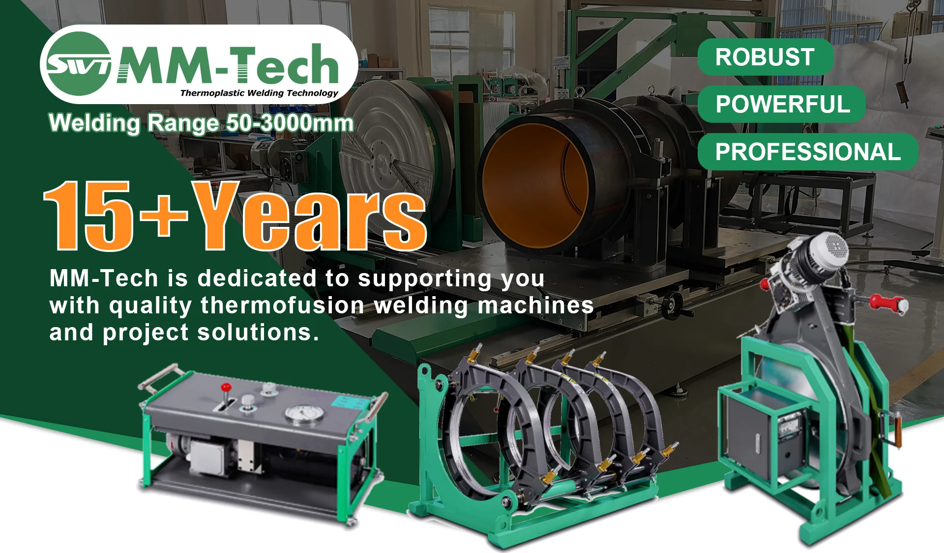 SWT-V1200/630A PE Pipe Welding Machine for Welding HDPE Pipes 630 ...