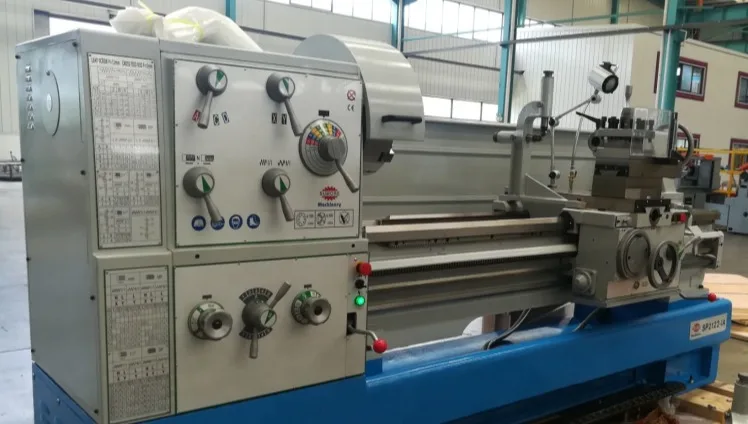 Sumore 105mm Bore Engine Lathe/precision Tornos Lathe Machining Manual Metal Turning Mechanical ...