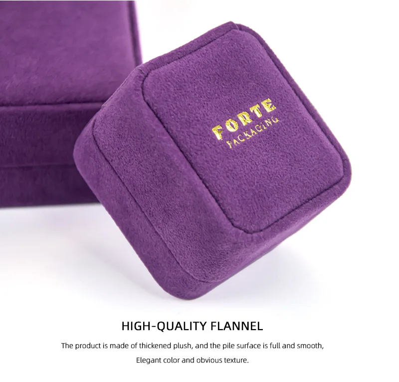 FORTE High Quality Custom Luxury Velvet Jewelry Boxes