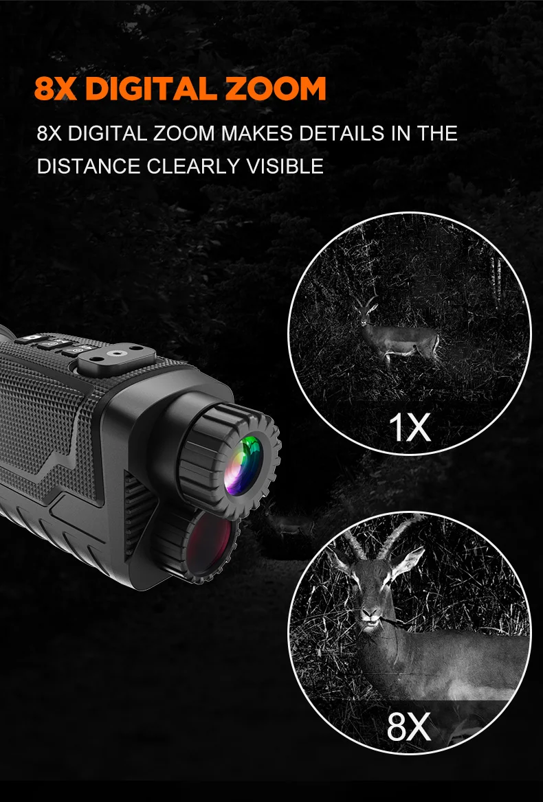 NV8260 Night Vision Monocular Gen 2 Head Mounted Digital Night Vision ...