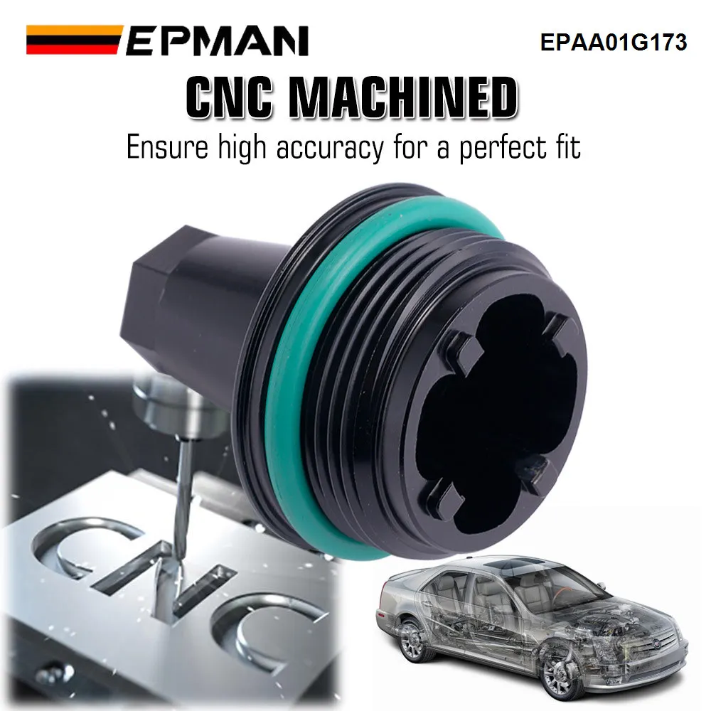 EPMAN Billet Aluminum N54 PCV Valve Cover Cap for BMW E82 E90 E8X E9X ...