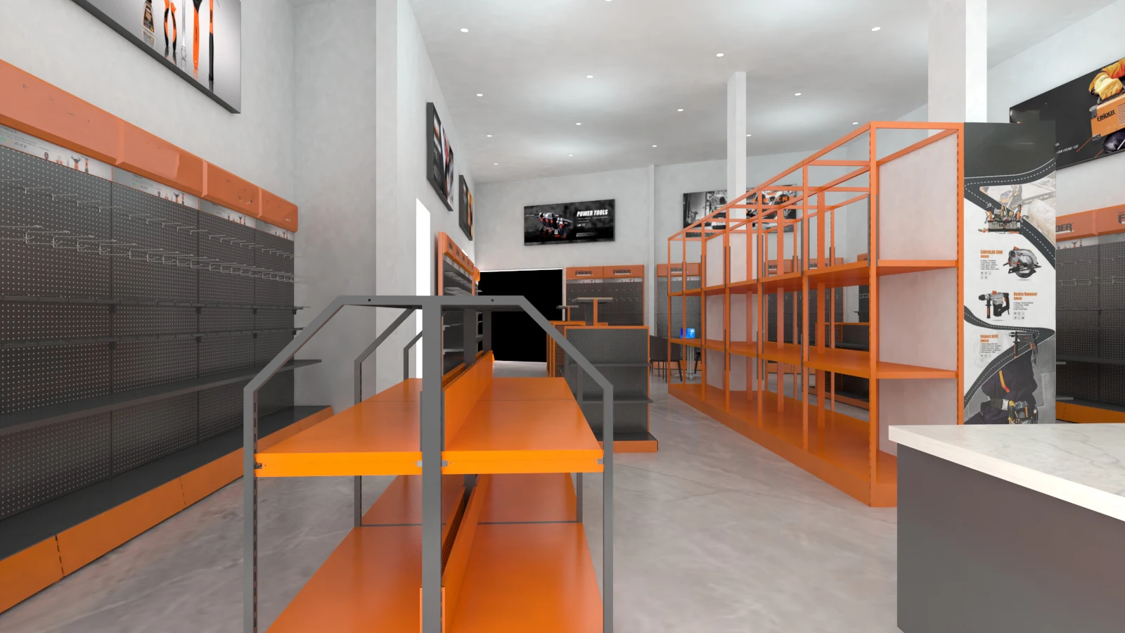 Wholesale Retail Store Fixture - Garage Tool Display Racks