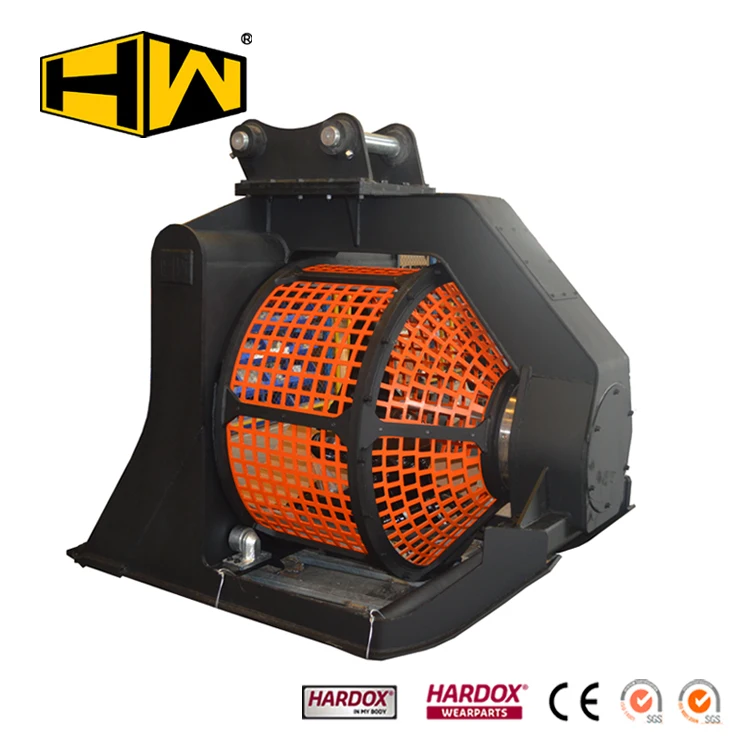 Hongwing Rotary Screening Bucket Excavator Screening Bucket Loader ...