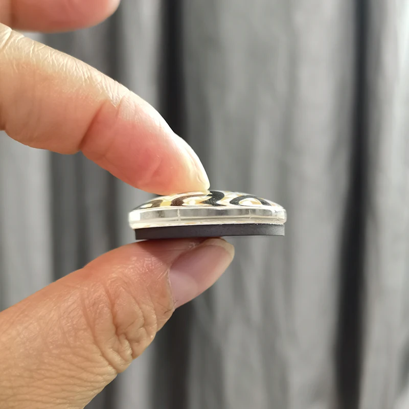 20mm OEM Custom Pattern Promotional 3D Transparent Round Dome Crystal ...