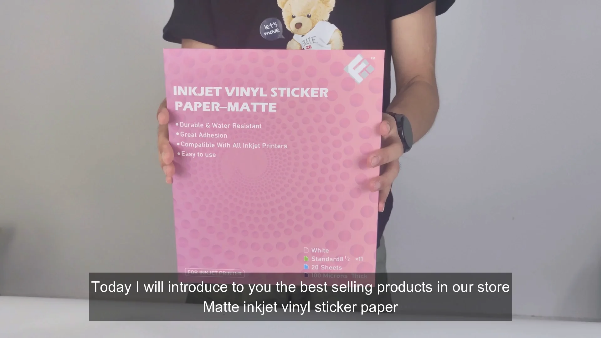 High Quality A4 Size Matte Inkjet Printer Sticker Sheet Paper Blank Die ...