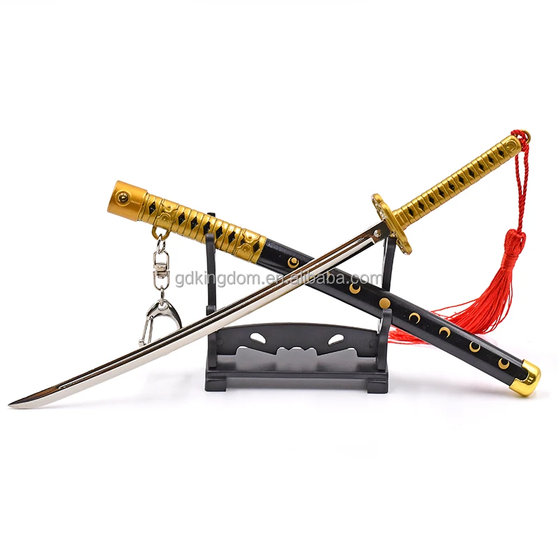Hot Sale Black Katana Sword Model Keychain Of Anime Touken Online ...
