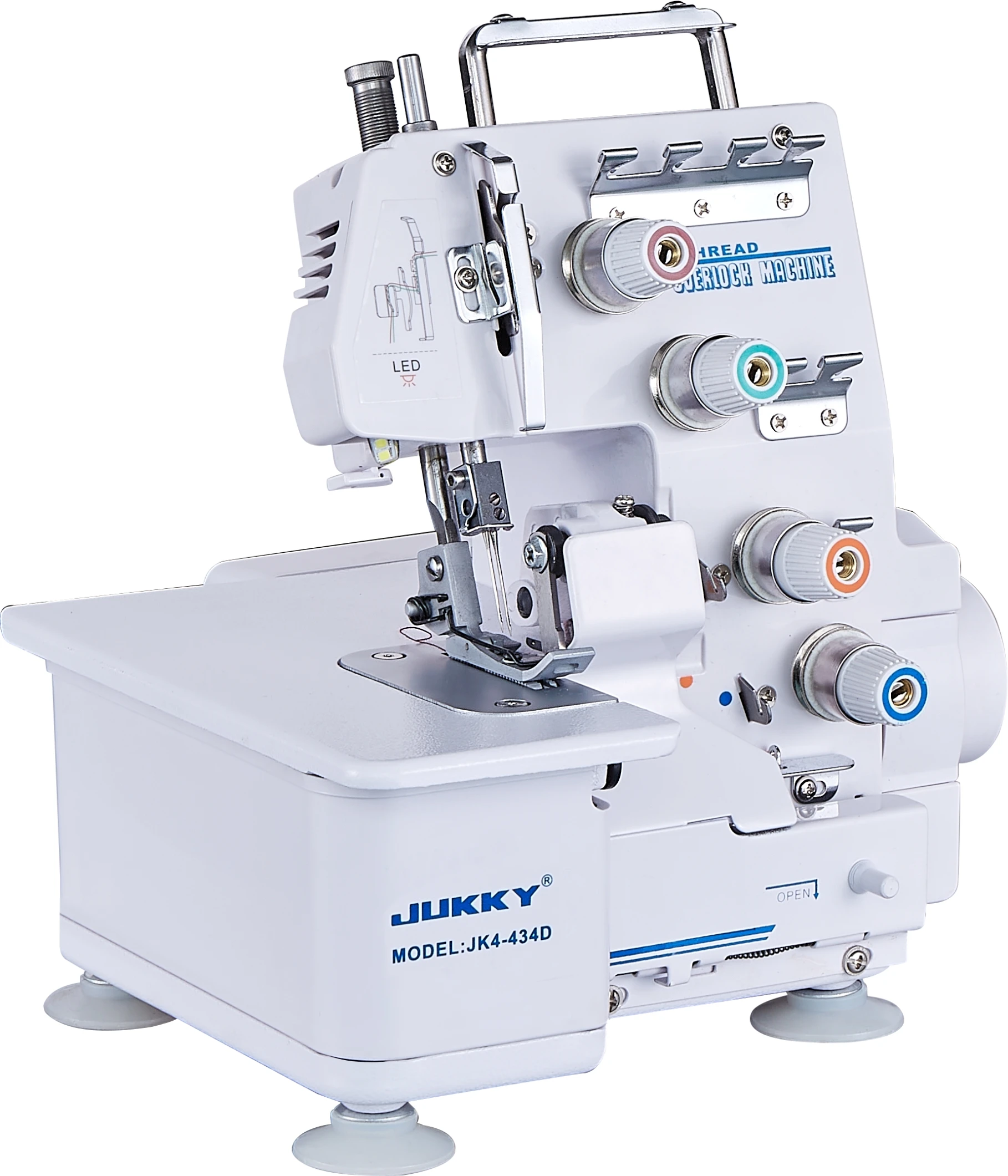 JUKKY 810 Post-Bed Lockstitch Sewing Machine for Leather