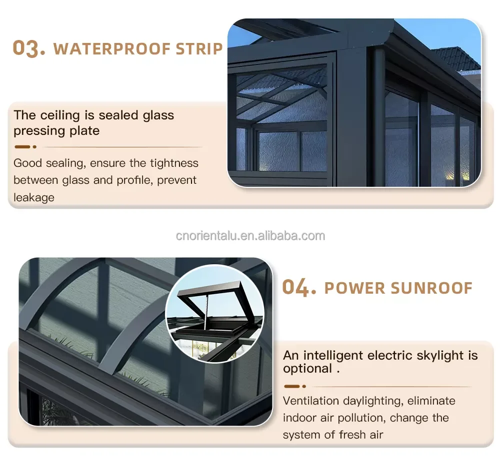 Portable Trailer Single Hobbit Bamboo Foldable Mini Sun Room Veranda ...