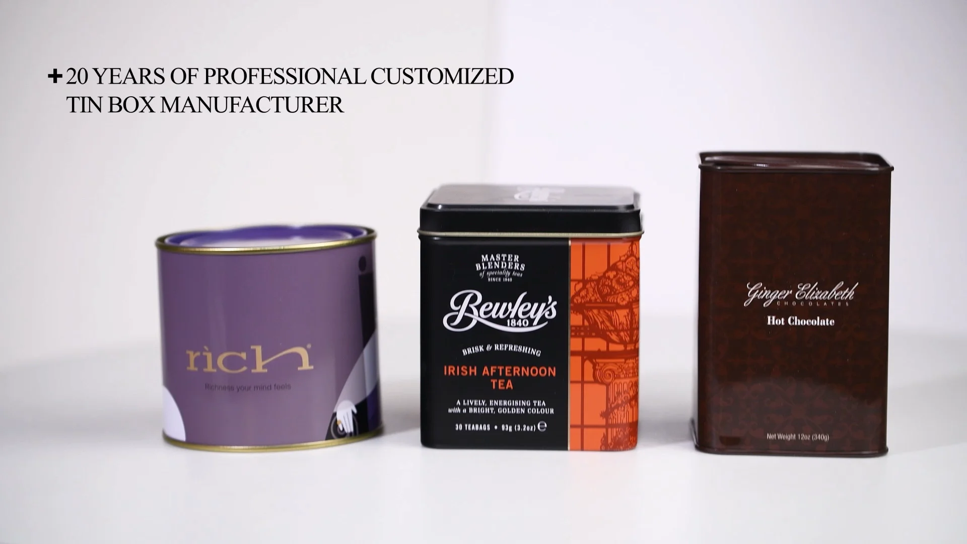 Custom Tins Square Tea Can Box 100ml Coffee Cans Metal Loose Tea ...