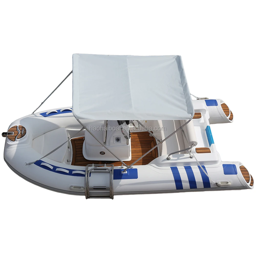 Ce 3.9m Inflatable Fishing Rib 390 Inflatable Pontoon Boat Yacht Rubber ...