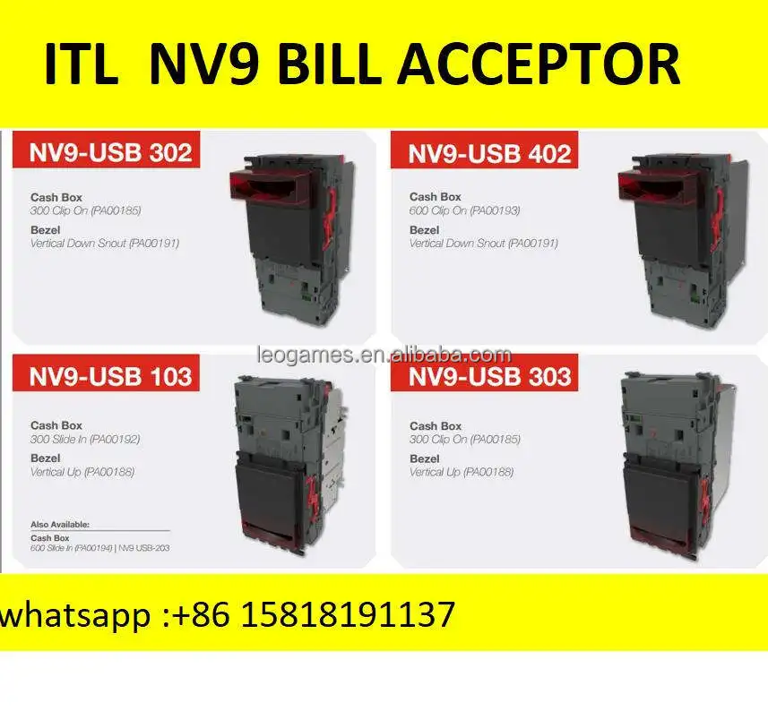 Jamaica Nv200 Pog Bill Acceptor Note Money Nv200 Bill Acceptor For Sale ...