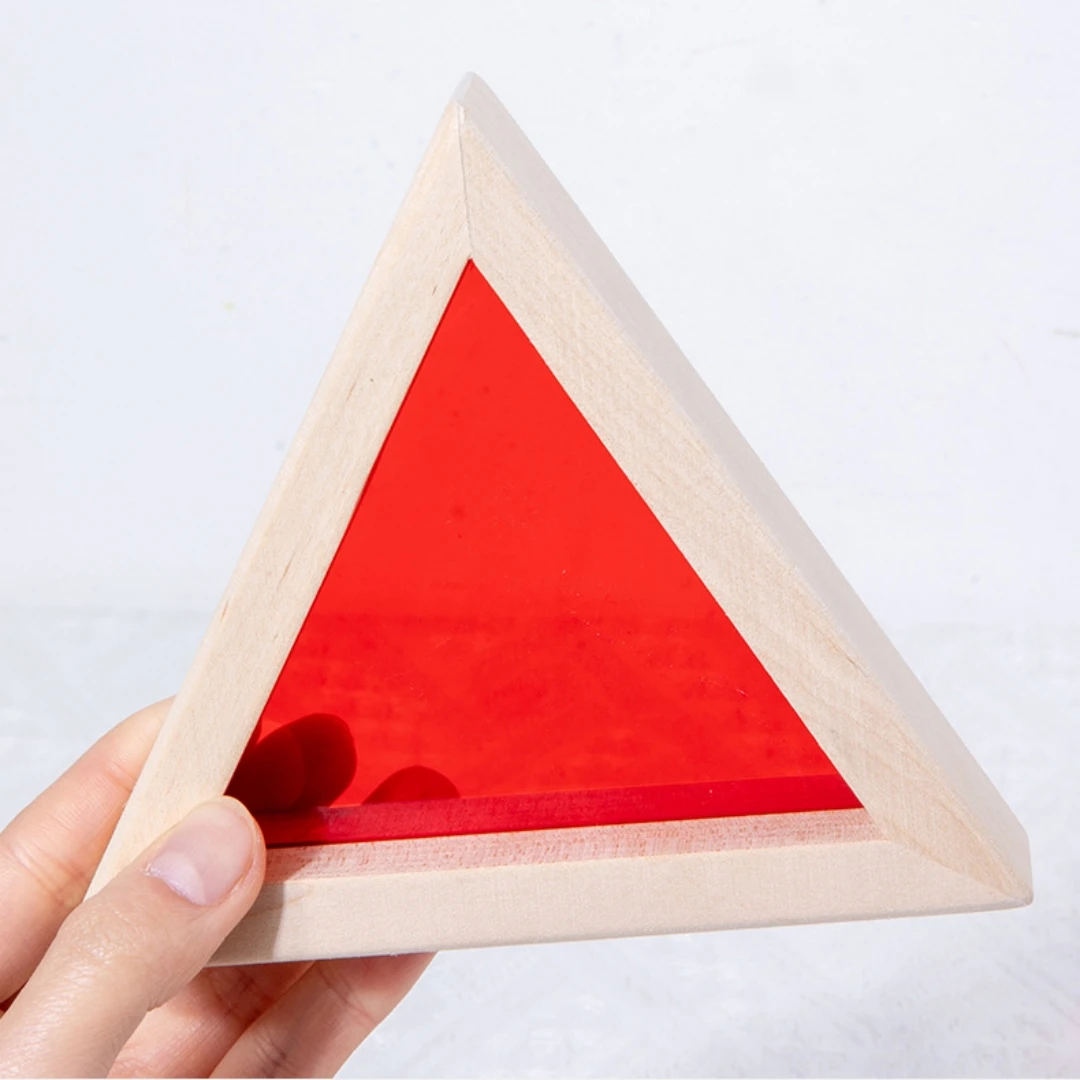 Large Rainbow Sensory Blocks 20 Pcs Wooden Toys For Toddlers Play On ...