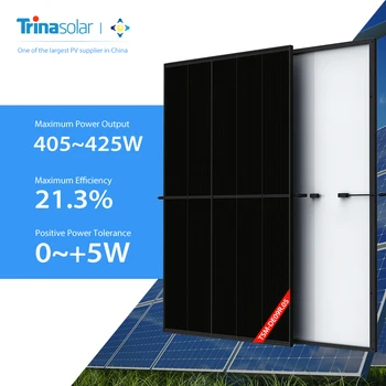High Efficiency Trina Full Black 405w 410w 420w 425w Solar Panel Tsm ...