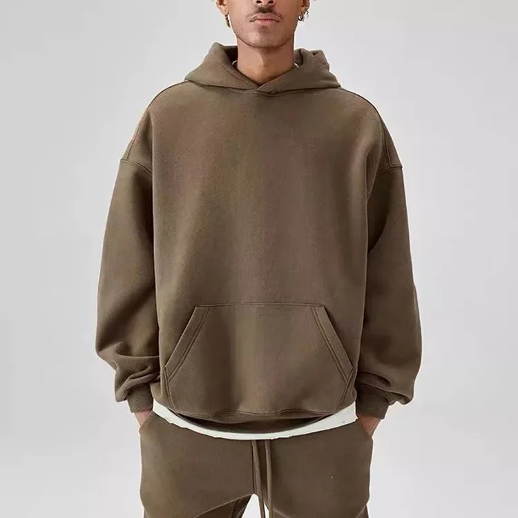 Oem 80% Cotton 20% Polyester Hoodies No Pockets Free Sample Double ...