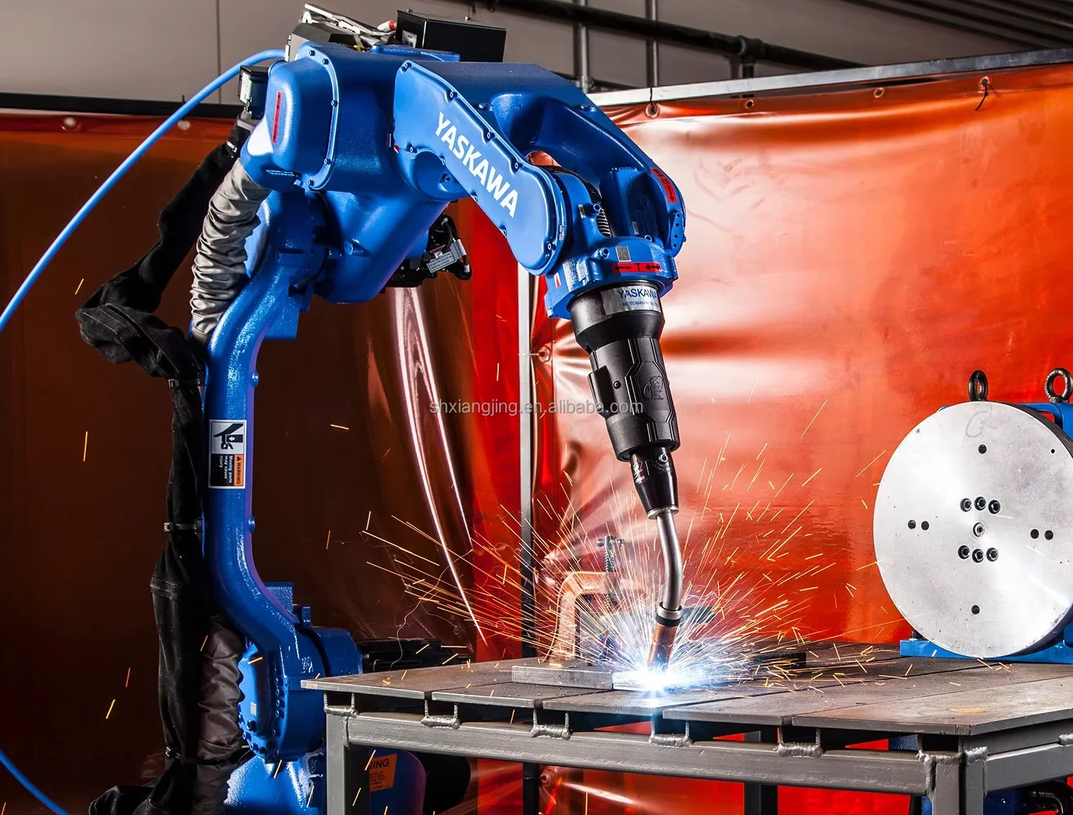 New Rotating Welding Positioner and Yaskawa AR2010 6 Axis Industrial ...