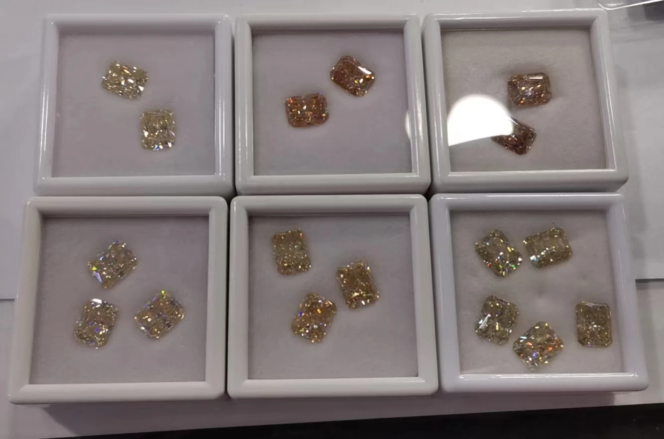 Gemstones Certificate Gra Moissanite Pink Color Pear Cut Loose ...