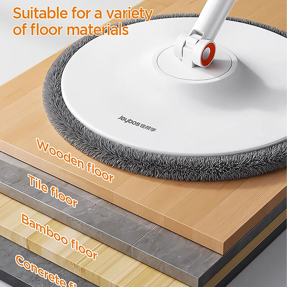 Joybos 360 Spin Mop Bucket Set with Three Mop Heads - Eco-Friendly ...