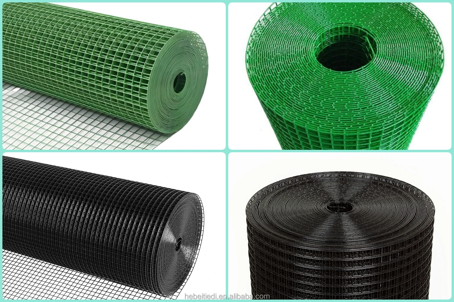 Pvc Vinyl Coated Welded Wire Mesh Fence 1x1 Pvc Coated Welded Wire Mesh ...
