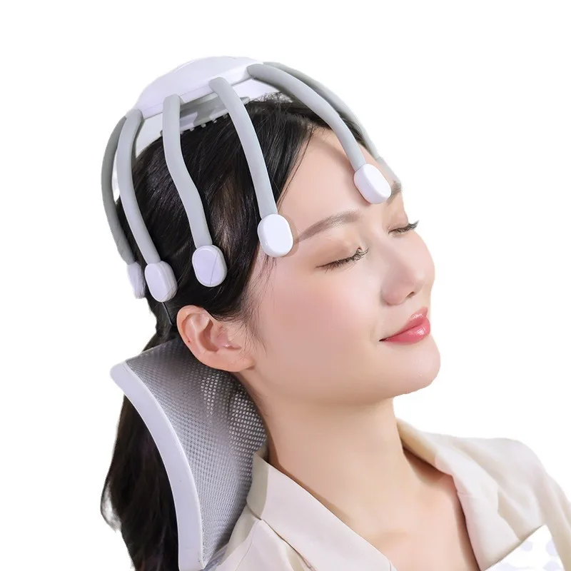 Electric Head Vibration Full Body Relax Scalp Massage Promotes Blood ...