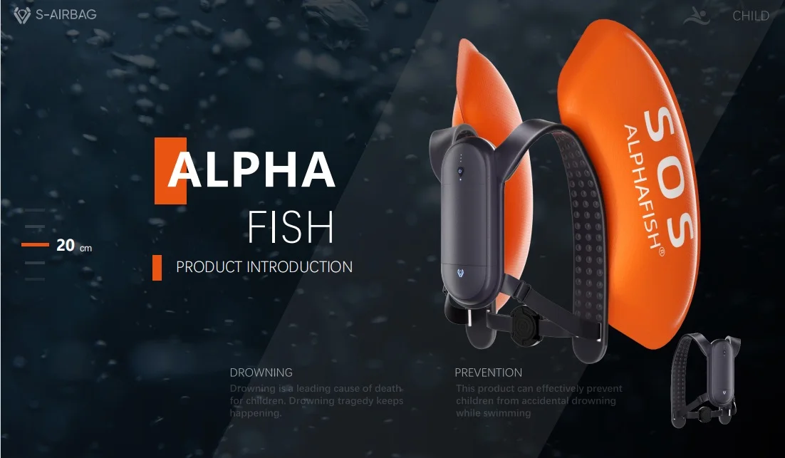 Light Weight Anti- Drowning Airbag Suit For Swimming - Buy Automatic ...