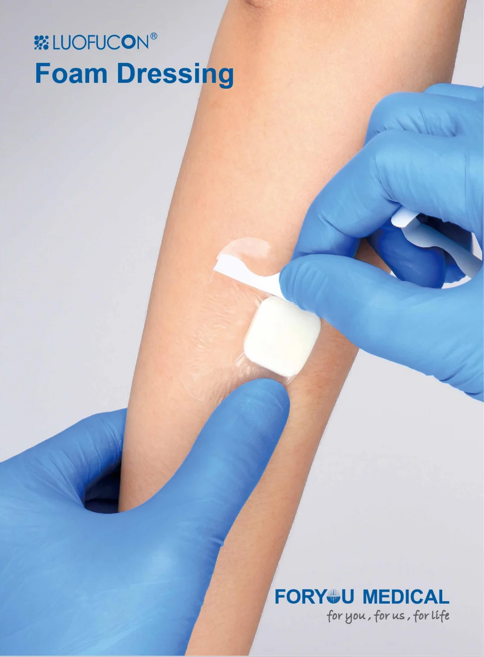 Sterile PU Foam Wound Dressing Soft Comfortable Foam Dressing for ...
