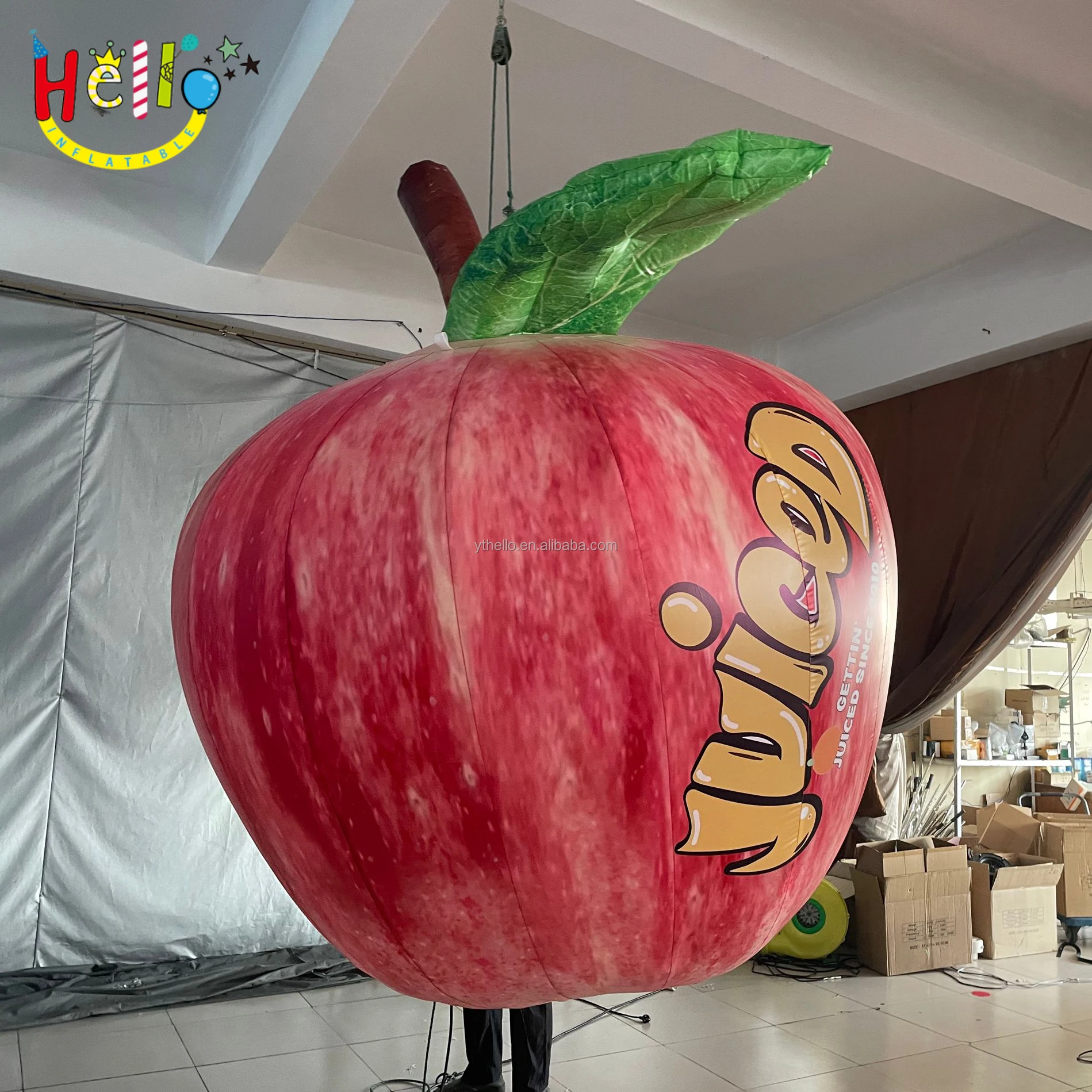 Outdoor Decorative Advertising Fruit Shape Balloon Giant Red Inflatable ...