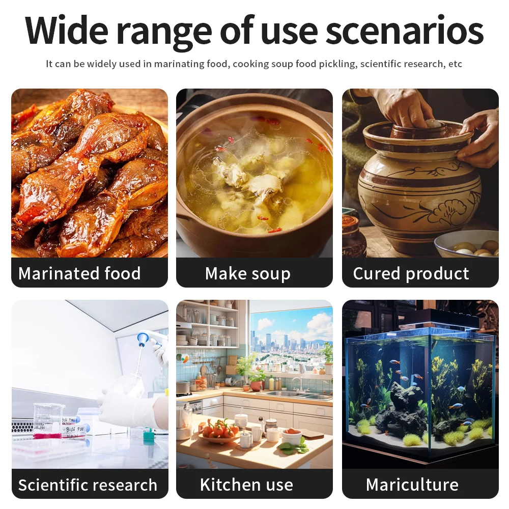 Hm Sb-1500pro Digital Salinometer Electronic Kitchen Food Soup Brine ...