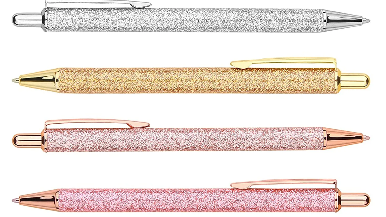 Cute Pink Fancy School Retractable Pretty Metal Ballpoint Pen - Buy ...