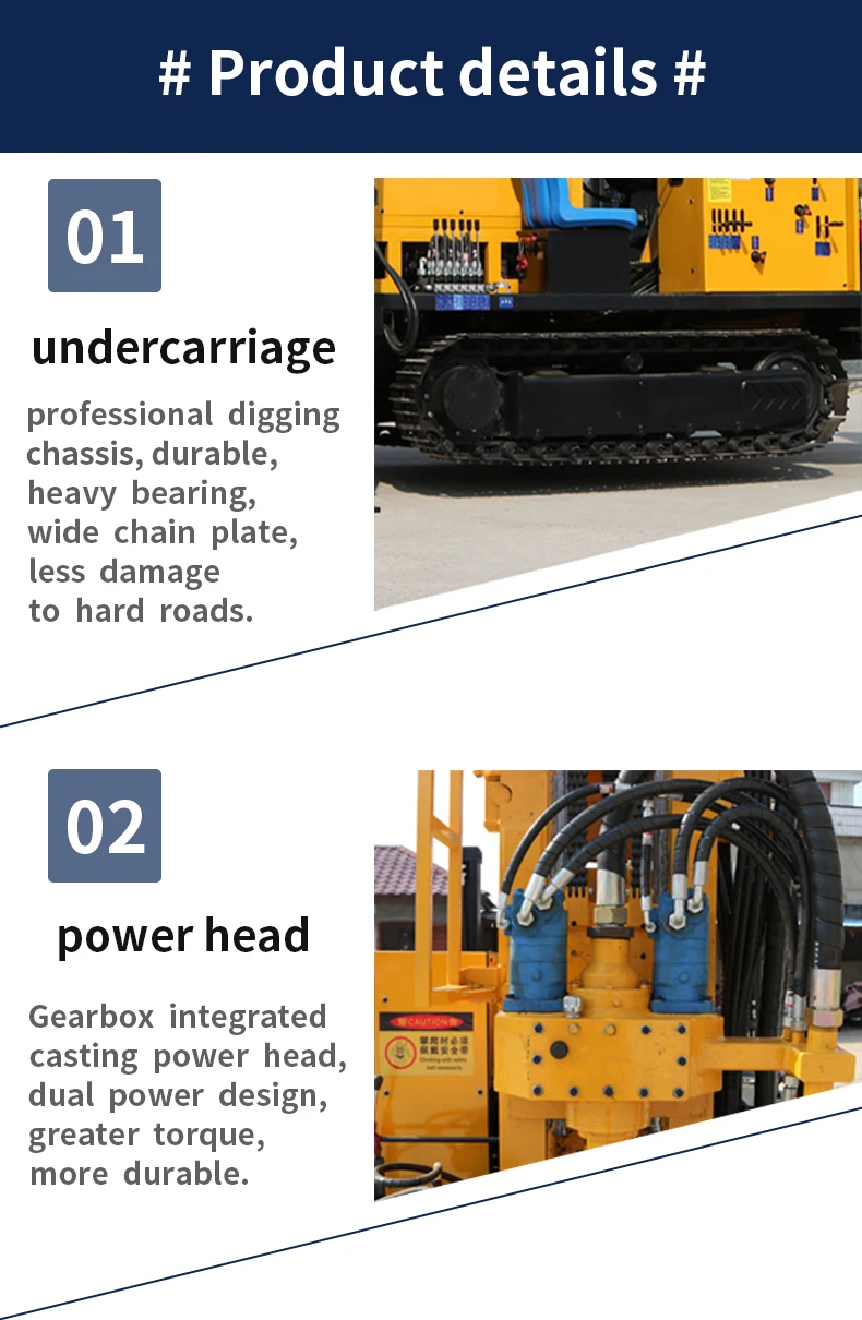 Second-hand Hydraulic Drilling Rig Crawler Water Well Drilling Rig for ...