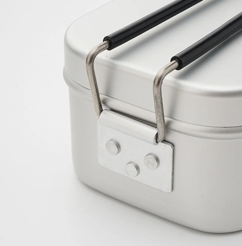 Aluminum Lunch Box Outdoor Camping Portable Aluminum Lunch Box - Buy ...