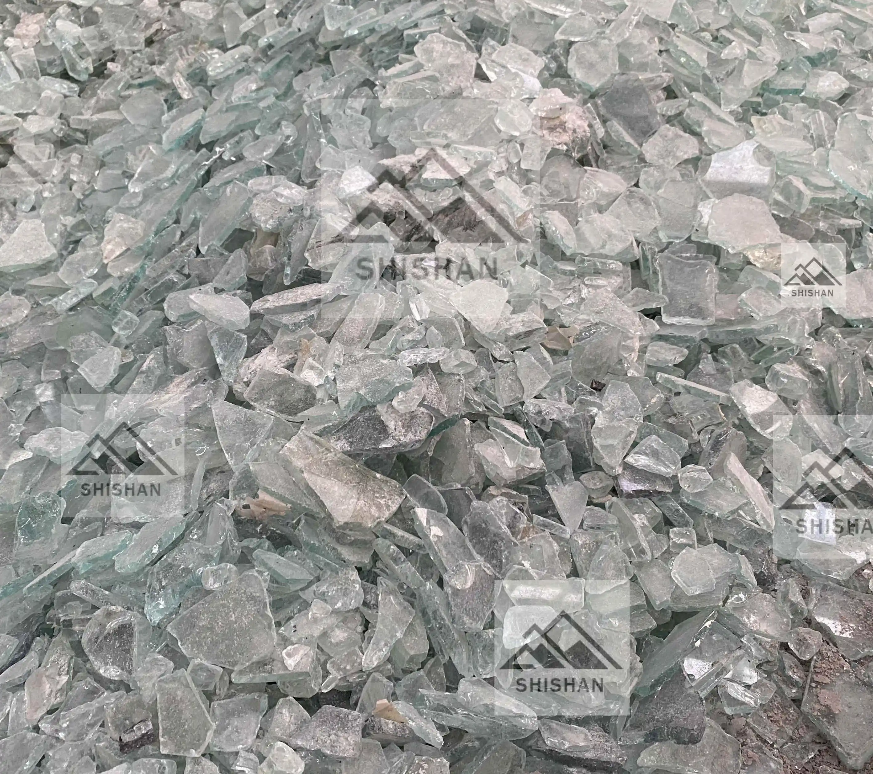 Recycled Reused Cheap Clear Float Glass Cullet Plate Glass Non-tempered ...