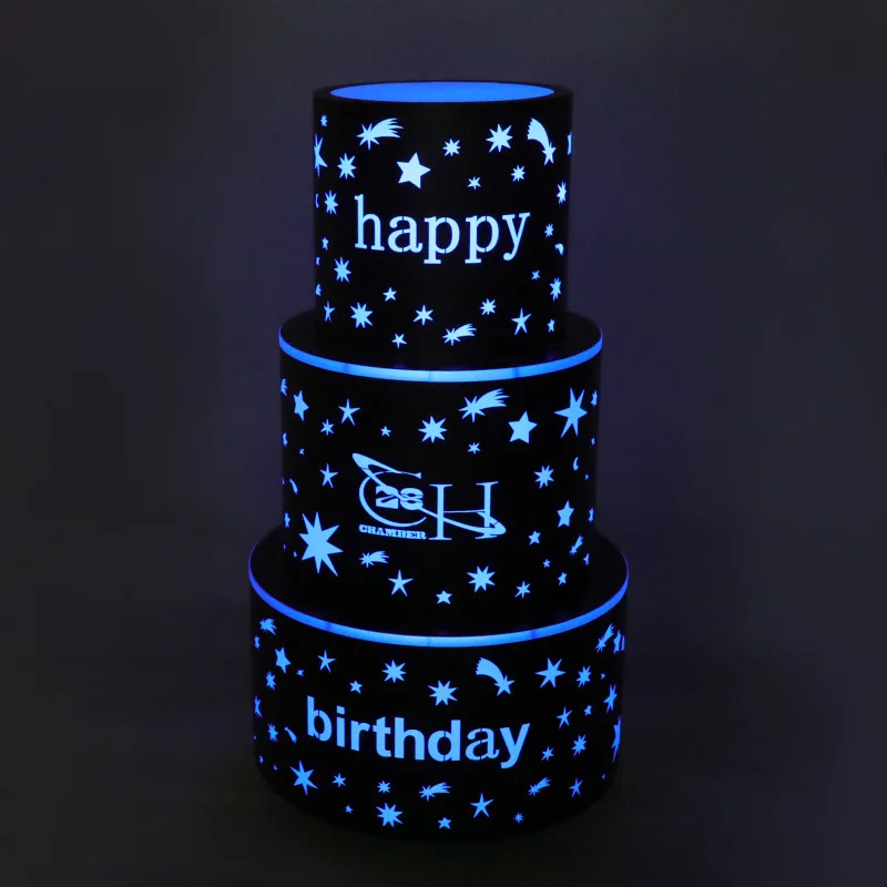 LED Birthday Cake Bottle Presenter Bottle Glorifier Holder VIP for ...
