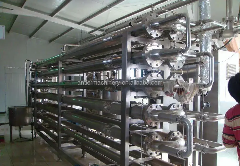 Tomato Paste Tubular Uht Sterilizer Tube In Tube Instant Sterilization ...